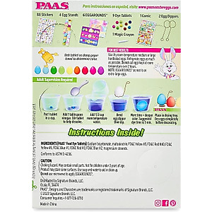 PAAS Deluxe Easter Egg Decorating Kit - America's Favorite Easter Tradition