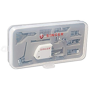 SINGER | Heavy Duty 4452 Sewing Machine, Gray & Sewing Machine Accessory Kit & Machine Carrying Case, Black, Spacious Case Fits Most Standard Sewing Machines and Sergers