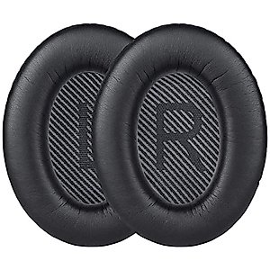 QC35 ii Replacement Earpads, Soft & Comfort for Bose QuietComfort 35 Ear Cushion Ear Pads Compatible with Bose QC35 II QC35 Wireless Over-Ear Headphones (Black)