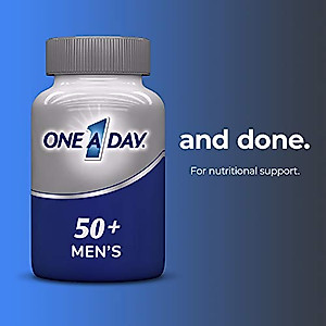 One A Day Menâ€™s 50+ Multivitamins, Supplement with Vitamin A, Vitamin C, Vitamin D, Vitamin E and Zinc for Immune Health Support*, Calcium & more, 175 count