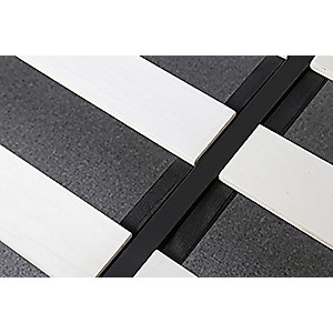 SLEEPLACE 14 Inch ST-3000 Ultra 3 Inch Wood Slat Bed Frame, King