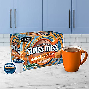 Swiss Miss Salted Caramel Hot Cocoa, Keurig Single Serve K-Cup Pods, 60 Count