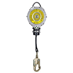 MSA 10006446 Dyna-Lock Self-Retracting Lanyard, Backpacker, 36CS Swivel Snaphook, CSA Z259.2.2 Standard, 20' Long Nylon Web