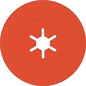 Bosch Professional 2608621819 25-Piece Prisma Ceramic Fibre Sanding Disc R782 (Metal and Stainless Steel, Ø 100 mm, grit G120, Accessories for Angle Grinders)