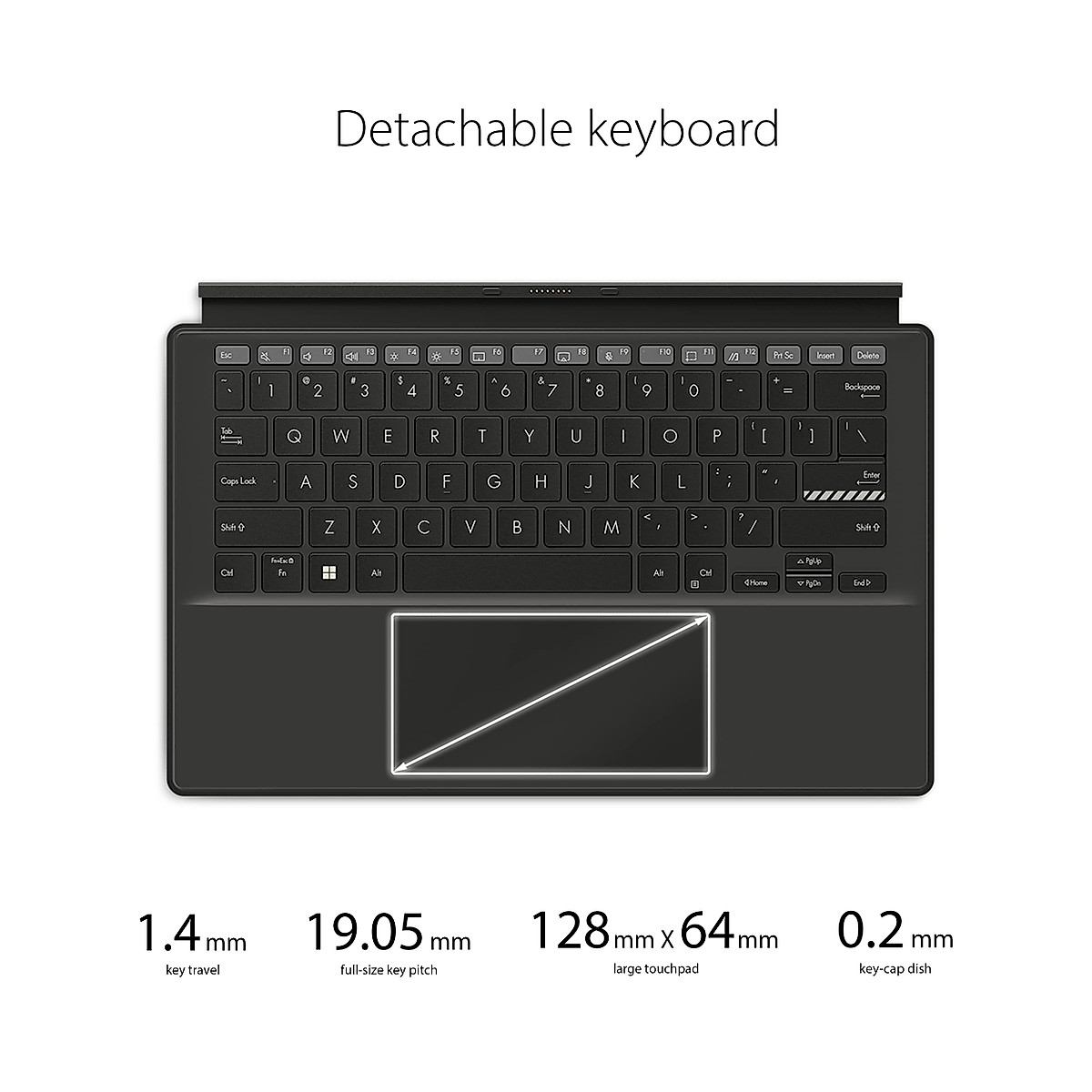 ASUS VivoBook 13 Slate OLED 2-in-1 Laptop, 13.3" FHD OLED Touch Display, Intel Pentium N6000 Quad-Core CPU, 4GB RAM, 128GB eMMC, Windows 11 Home in S Mode, Black, T3300KA-DH21T (Renewed)