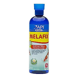 API POND MELAFIX Pond Fish Remedy 16-Ounce Bottle, Blue (176B)