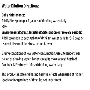Dr. Connie's Probiotic + Electrolyte for Farm Animals | Supplement to Support A Healthy Gut | Veterinarian Formulated