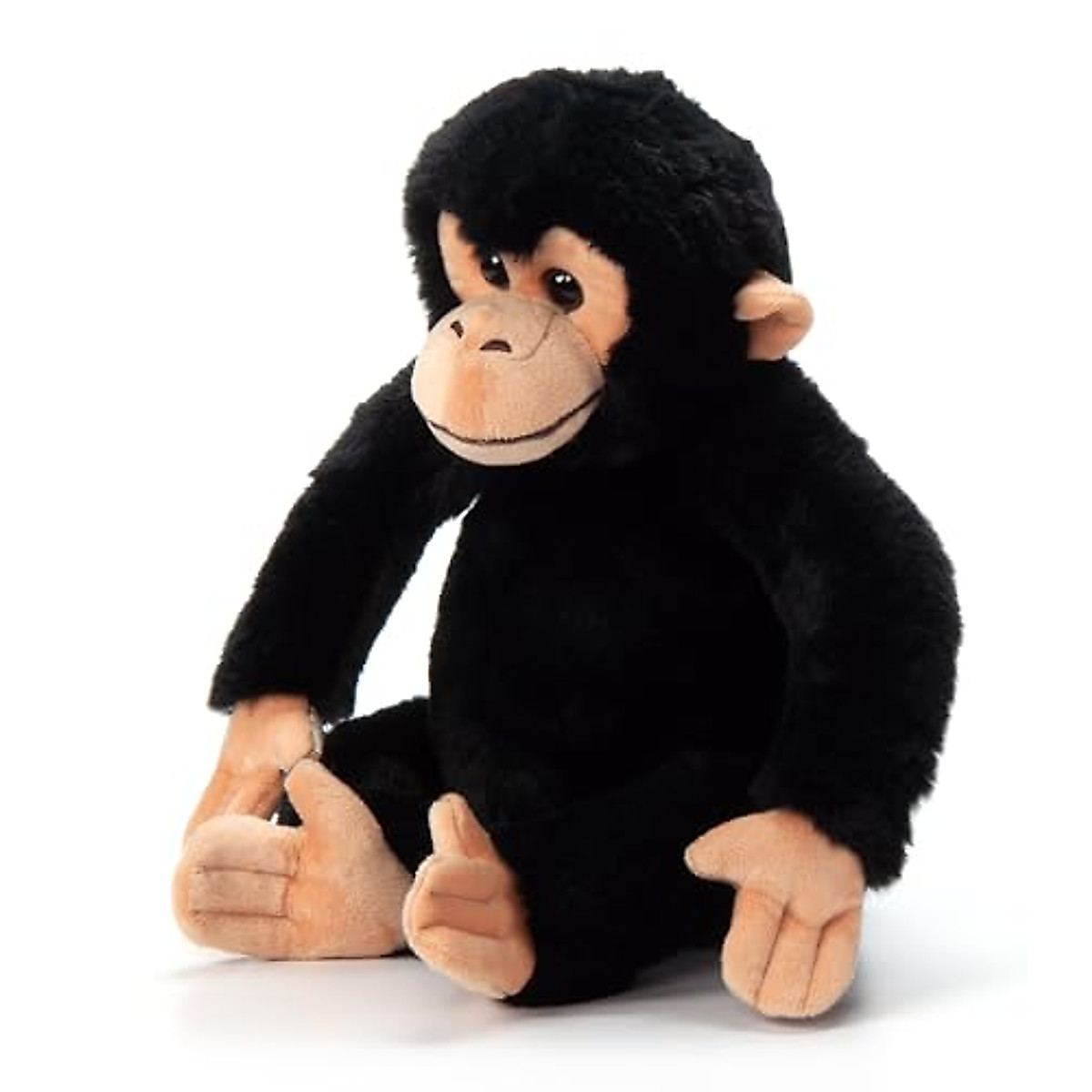 The Petting Zoo Chimp Stuffed Animal Plushie, Gifts for Kids, Wild Onez Zoo Animals, Zoologee Chimp Plush Toy 12 inches
