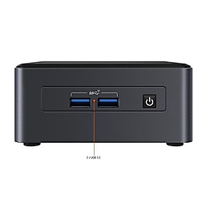 Intel NUC 11 Pro NUC11TNHi5 Barebone System - Ultra Compact - Socket BGA-1449-1 x Processor Support Core i5 11th Gen i5-1135G7 Quad-core (4 Core)