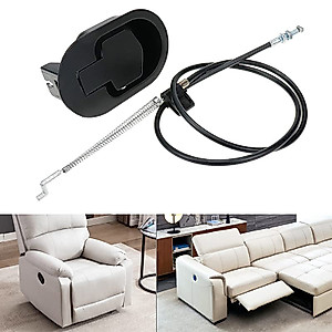 Beeiee Recliner Replacement Parts,Handle Universal Pull Recliner Handle with Cable,Fits Most Recliner Sofa