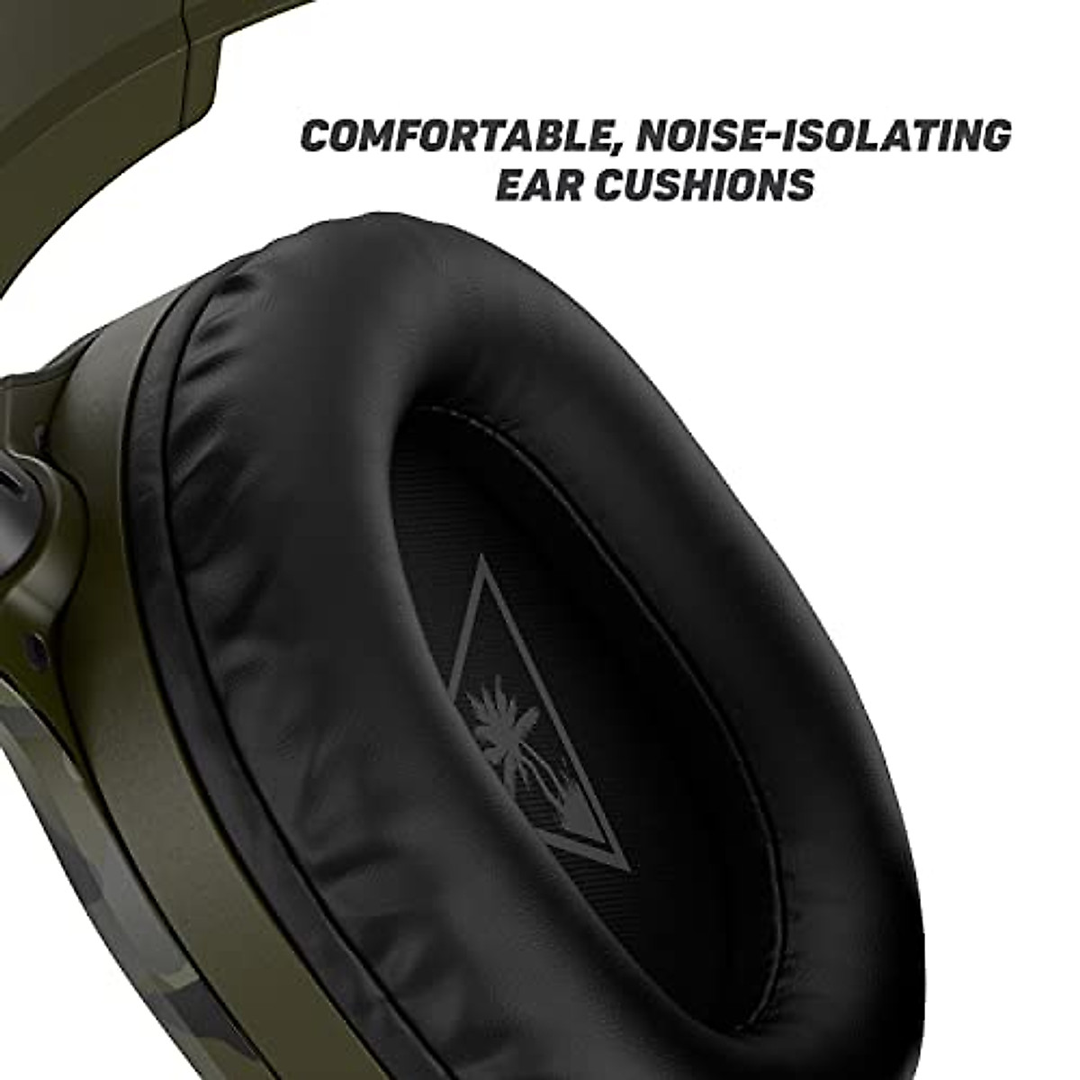 Turtle Beach Recon 70 Multiplatform Gaming Headset for Xbox Series X/ S, Xbox One, PS5, PS4, PlayStation, Nintendo Switch, Mobile,& PC with 3.5mm-Flip-to-Mute Mic, 40mm Speakers-Green Camo
