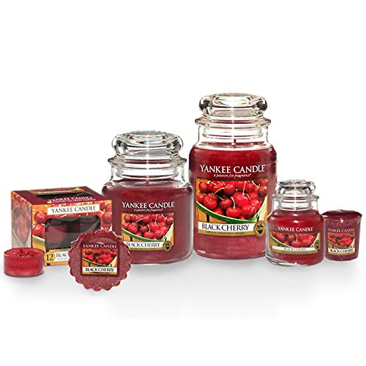 Yankee Candle 5038580018127 jar Small Black Cherry YSMBC1, one size.