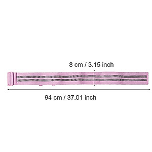 Adjustable Hip Resistance Band, Qiilu Unisex Adjustable Hip Resistance Band Hip Resistance Band Loop Circle Gym Yoga Fitness Exercise(Pink)