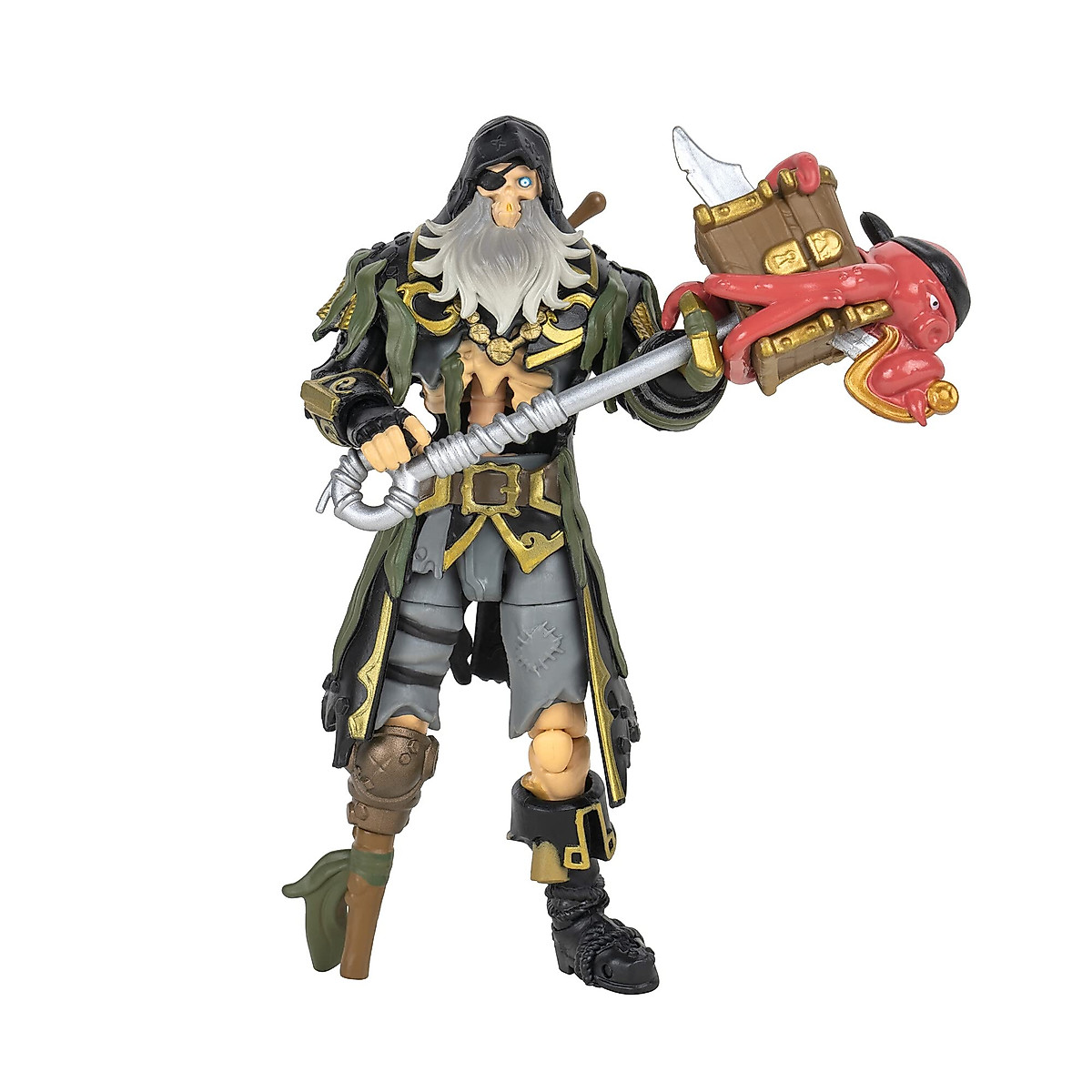 Fortnite Legendary Series Blackheart, 6-inch Highly Detailed Figure with Harvesting Tools, Weapons, Back Bling, and Interchangeable Faces Fnt-fig.Leg Blackheart Skeleton(Toy Partner Fnt0737),FNT0737