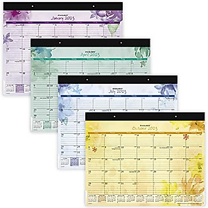 AT-A-GLANCE 2023 Monthly Desk Calendar, Desk Pad, 21-3/4" x 17", Standard, Beautiful Day (SK38-704)