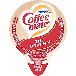 Nestle Coffee Mate Coffee Creamer, Original, Liquid Creamer Singles, Non Dairy, No Refrigeration, Box of 50 Singles (Pack of 4)