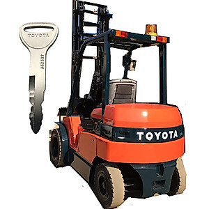 Ignition Keys, 10 Pack Forklift Key Heavy Equipment Ignition Keys 57591-23330-71 575912333071 A62597 for Toyota Forklift