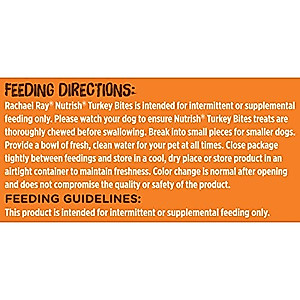 Rachael Ray Nutrish Turkey Bites Turkey Recipe With Hickory Smoke Bacon Flavor Dog Treats, 12 oz. Pouch