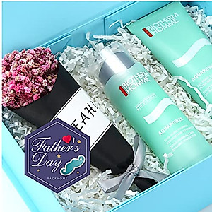 PACKHOME Gift Box 9x6.5x3.8 Inches, Bridesmaid Box, Rectangle Collapsible Box with Magnetic Lid for Gift Packaging (Matte Blue, Grain Texture)