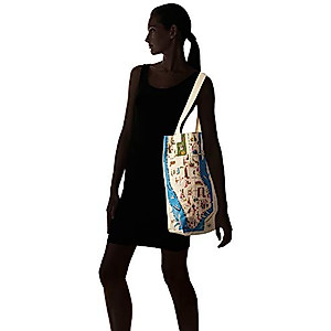 Cavallini & Co. New York City Tote Bag, Black