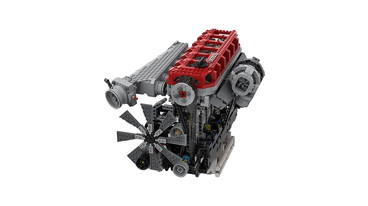 FILONA Technik Engine Building Set - 1985 Pieces