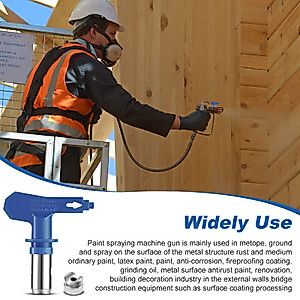 4 Pieces Reversible Spray Tips Reversible Airless Paint Sprayer Nozzle Tips Airless Paint Spray Guns Airless Sprayer Spraying Machine Parts for Homes Buildings Decks or Fences (215, 315, 417, 523)