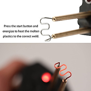 70W Hot Stapler, Plastic Welding Machine Car Bumper Repair Kit, 4 Types Flat/Outside Corner/Inside Corner/Wave Staples, Welding Repairing Machine Welder Gun Repair