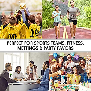 48 Pieces Squeeze Sports Water Bottles 20 oz Reusable Sport Bottle No BPA Plastic with Easy Open Leakproof Push/Pull Spout for Bike, Blank DIY, Black(Black Lid)