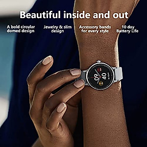 FITVII Smart Watch Answer/Make Call, Fitness Tracker with 24/7 Blood Pressure Heart Rate and Blood Oxygen Monitor, Sleep Tracker Calorie Step Counter Waterproof Smartwatch for Android iOS Women Men