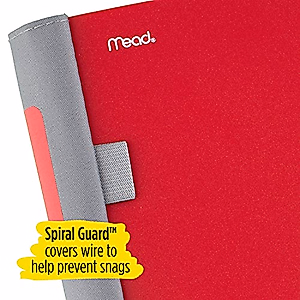 Five Star Advance Spiral Notebook, 5 Subject, College Ruled Paper, 200 Sheets, 11 x 8-1/2 inches, Teal (73152)