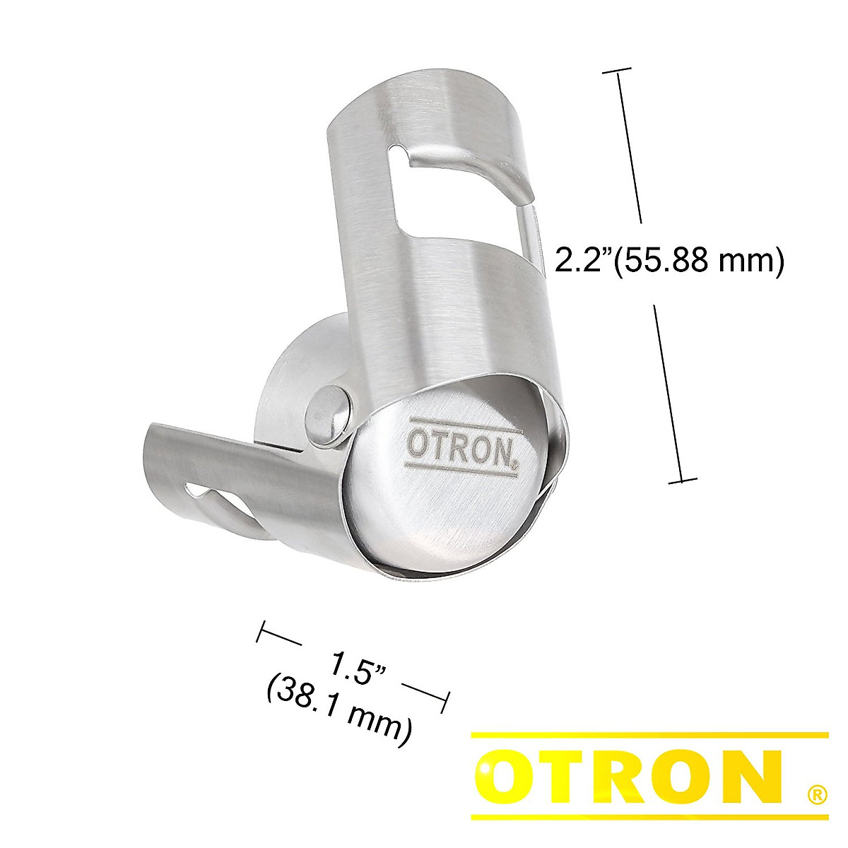 OTRON Champagne Sparkling Wine Bottle Stopper, Silver