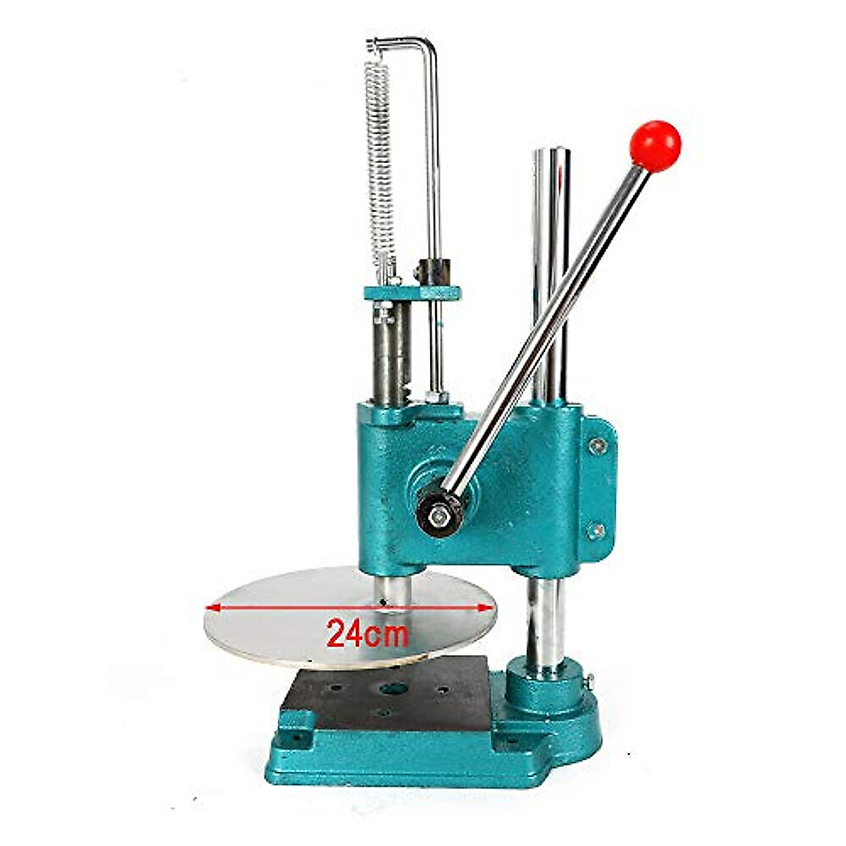 Stainless Steel Manual Press Machine, Commercial 9.5" Press Plate Pastry Press Machine Dough Sheet Crust Press for Making Chapati,Pizza