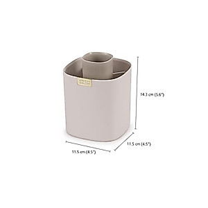 Joseph Joseph Viva - Tiered Makeup Brush Pot Organiser with dividers for brushes, eyeliners, lip pencils, mascara storage