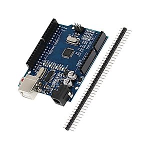 Development Board Replacement Spare Parts, High Performance, Premium with Pin Header Microcontroller Board ATmega328 Chip for Uno R3, Without Cable