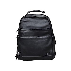 Kodiak Leather Katmai Backpack/Diaper Bag (Black)