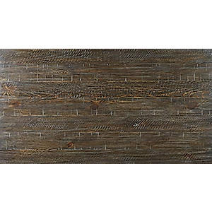 Signature Design by Ashley Danell Ridge Rustic Rectangular Coffee Table with Iron Accents, Brown