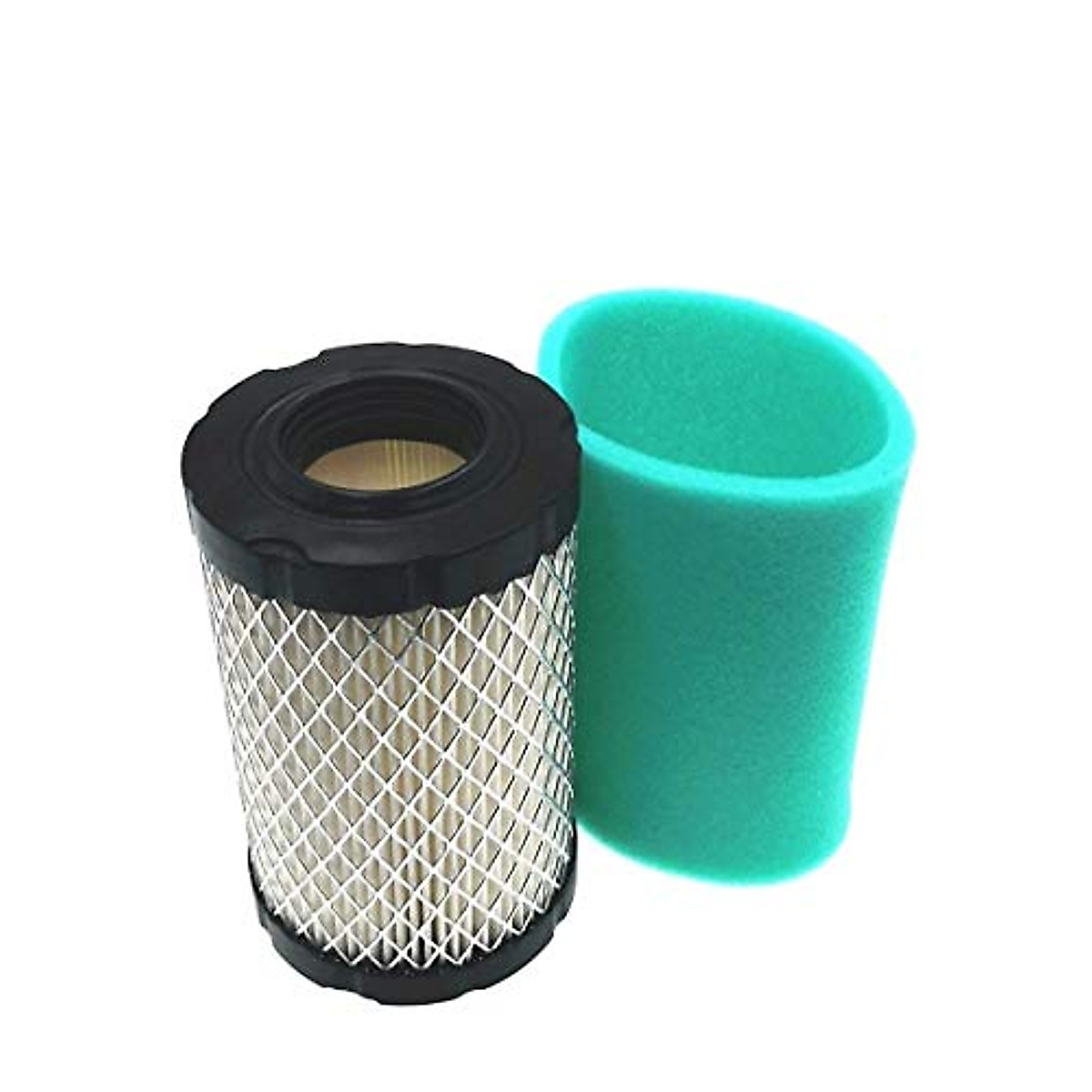 MOWFILL 796031 Air Filter Replace for Briggs Stratton 992376 590825 591334 594201 OEM Air Cleaner Cartridge with 797704 Pre Filter Fits Lawn Mower Air Cleaner Element