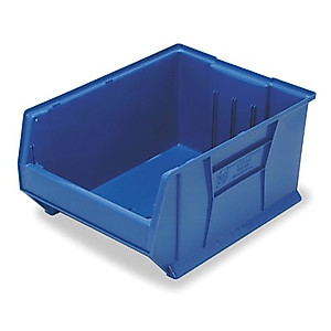 Quantum Storage Systems Storage Containers, 35-7/8"L x 16-1/2"W x 17-1/2"H, Blue