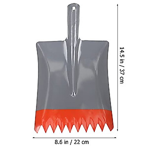 LIFKOME Strain- Reducing Snow Shovel Ice Remover Iron Garden Shovel Gardener Scoop Shovel Replacement Shovel Head Heavy Duty Ash Shovel Digging Spade