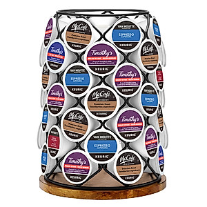 Keurig 5000351185 K-Cup Whirl Carousel Coffee Pod holder, 49, Black