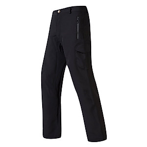 MAGCOMSEN Ski Pants Men Snow Pants Men Hiking Pants Mens Camping Pants Hunting Pants Softshell Pants Winter Pants for Men Sand