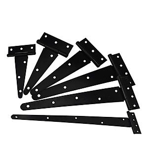 T-Hinges,T Strap Hinges,Heavy Duty Tee Hinges,Gate Hinges,Door Hinge,Hinge 2PCS 2/3/4 Inches Villa Fence Gate Box T-Type Hinge Door Hinges for Garden Hardware essories