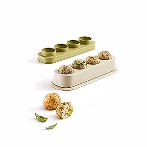 Lékué Veggie Ball Maker, 8.2 x 2.2 x 2.8in, Green