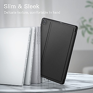 JETech Case for Samsung Galaxy Tab S6 Lite 10.4-Inch 2024/2022/2020 with S Pen Holder, Slim Folio Stand Protective Tablet Cover, Multi-Angle Viewing (Black)