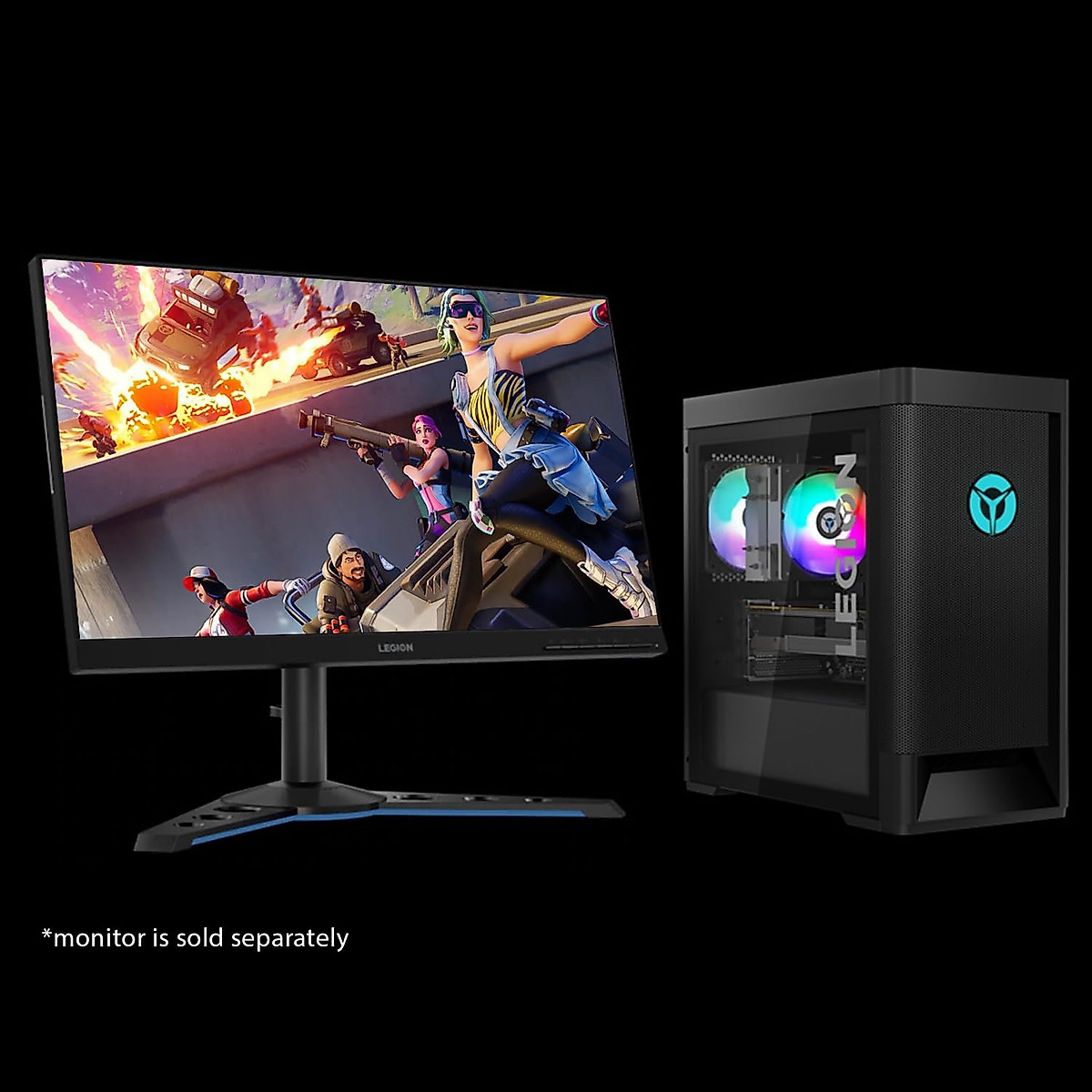Lenovo Legion Tower 5 Gaming Desktop, AMD Ryzen 7 5700G (Beat i7-12650H), GeForce RTX 3060 LHR Graphics, 32GB RAM, 1TB PCIe SSD + 2TB HDD, HDMI, DP, Wi-Fi 6, Wired Keyboard & Mouse, Windows 11 Home