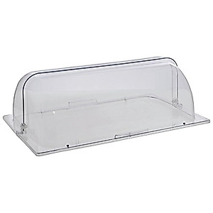 Chafer Cover Full Size Clear Polycarbonate Rolltop- 21" L x 13" W x 7" H