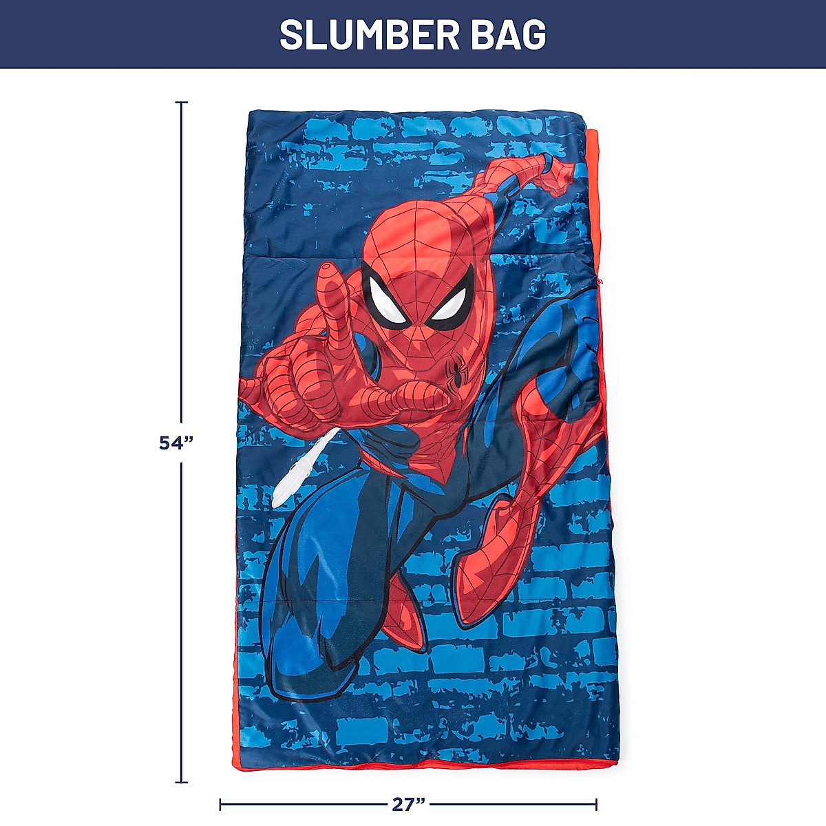 Jay Franco Marvel Spiderman Zaap 3 Piece Plush Sleepover Set