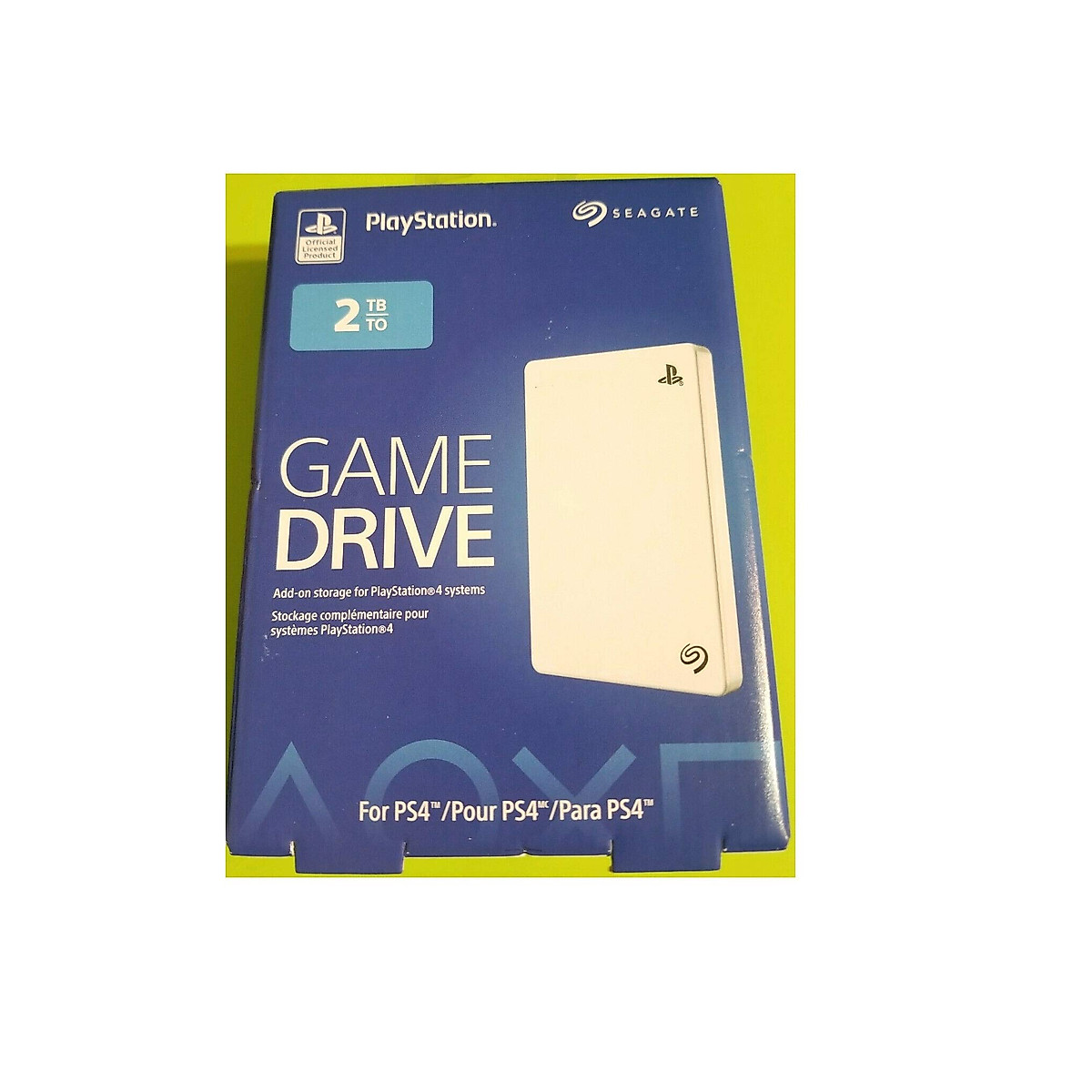 Seagate Game Drive for PS4 Systems 2TB USB 3.0 External Hard Drive Portable HDD STGD2000102