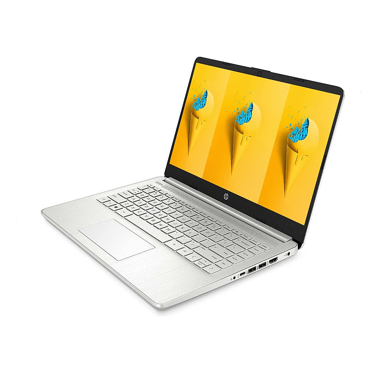 HP 14 inch FHD Laptop for Student and Business, AMD Ryzen 3 3250U, 8GB RAM, 256GB SSD, Webcam, 1920 x 1080 Resolution, Bluetooth, Fast Charge, Windows 11 Home, Fast Charge, with 5ave Mousepad