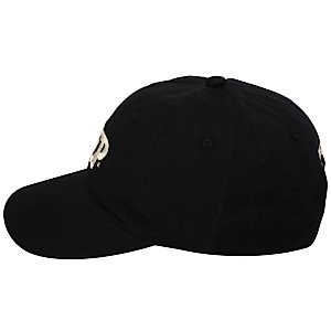 Jeep Vintage Script Logo Heavy Chino Twill Hat - Black